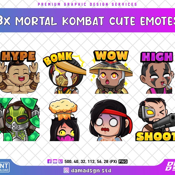 Mortal Kombat Emote - Etsy UK