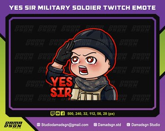 Yes Sir Emote - Etsy