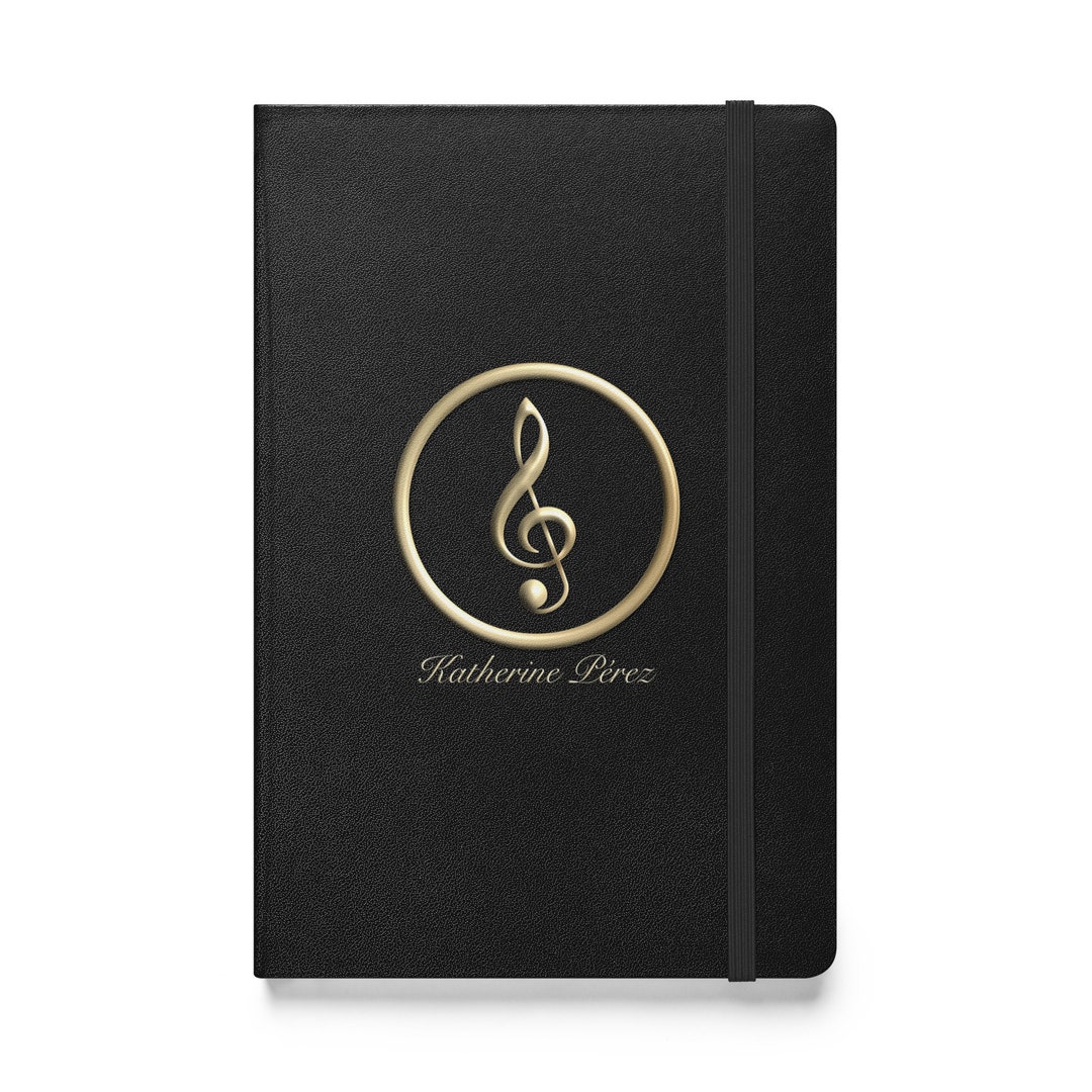 Personalized Treble Clef Notebook - Musician Gift - Etsy
