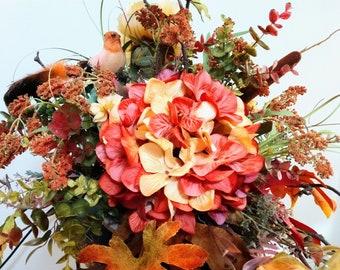 Fall Hydrangea Arrangement - Etsy