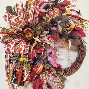 Autumn XL Large Front Door Wreaths, Large Fall Front Door Wreath ...