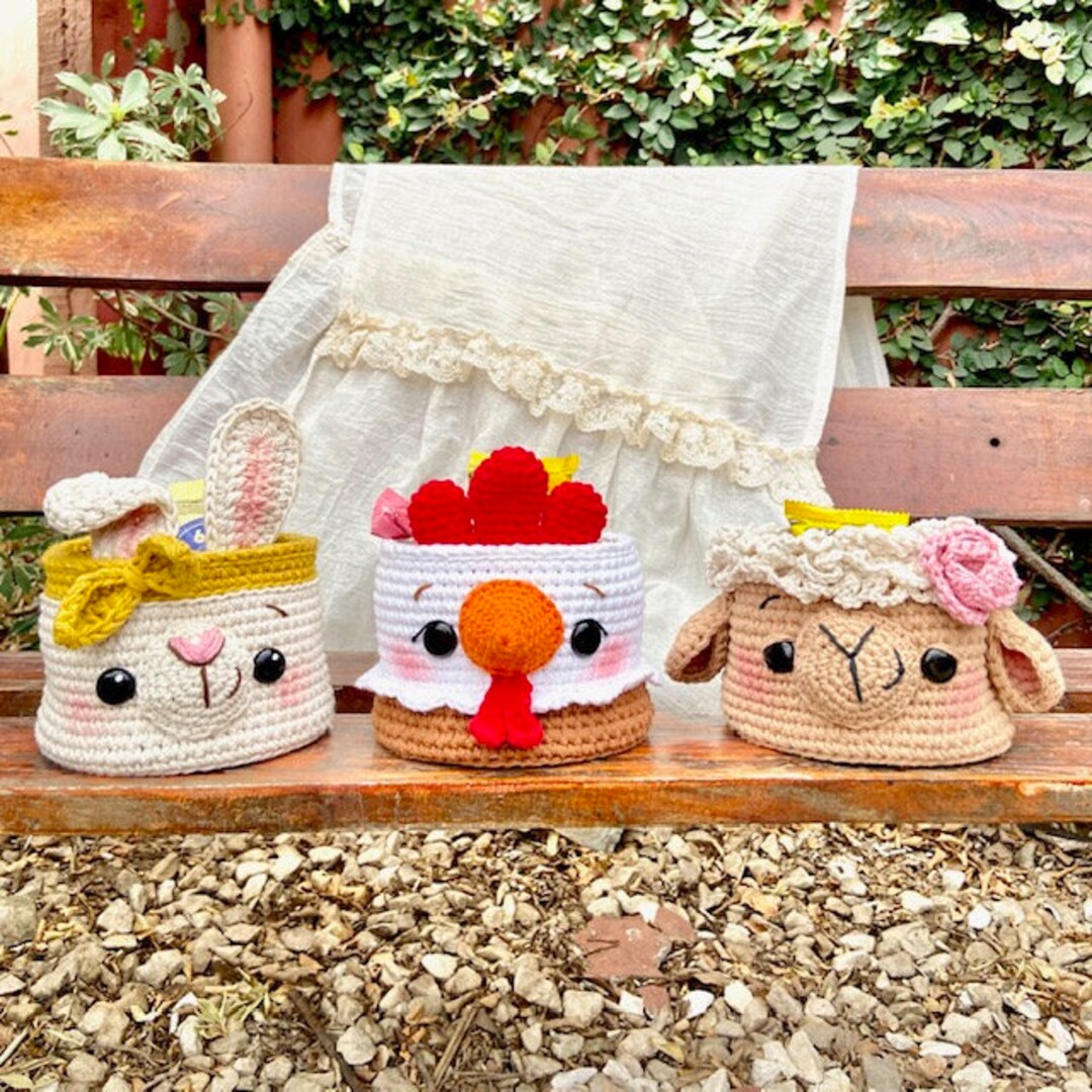 Pattern PDF Spanish Animal Baskets With Gift - Etsy