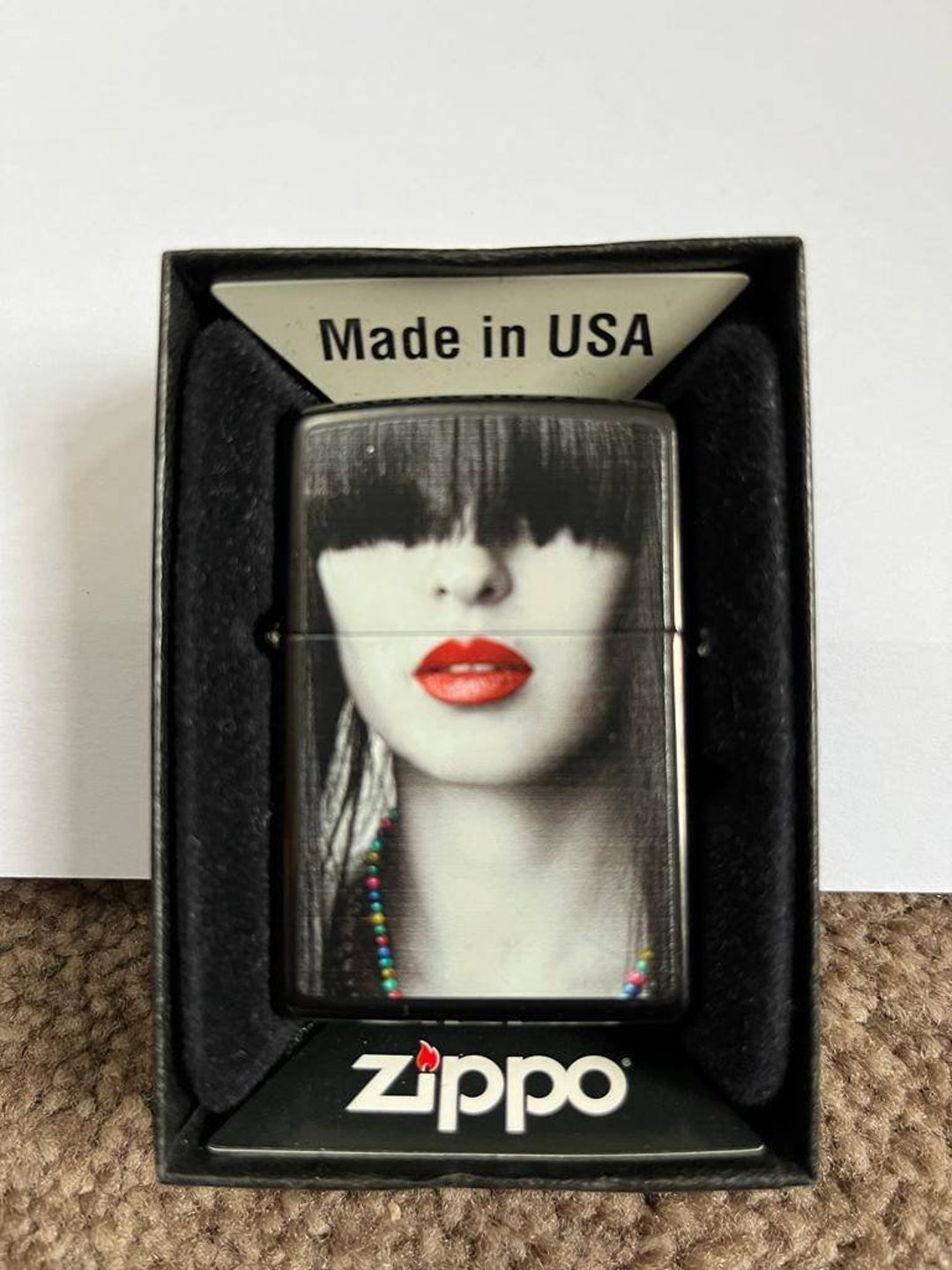 Red Lips Original Genuine Zippo Lighter - Etsy