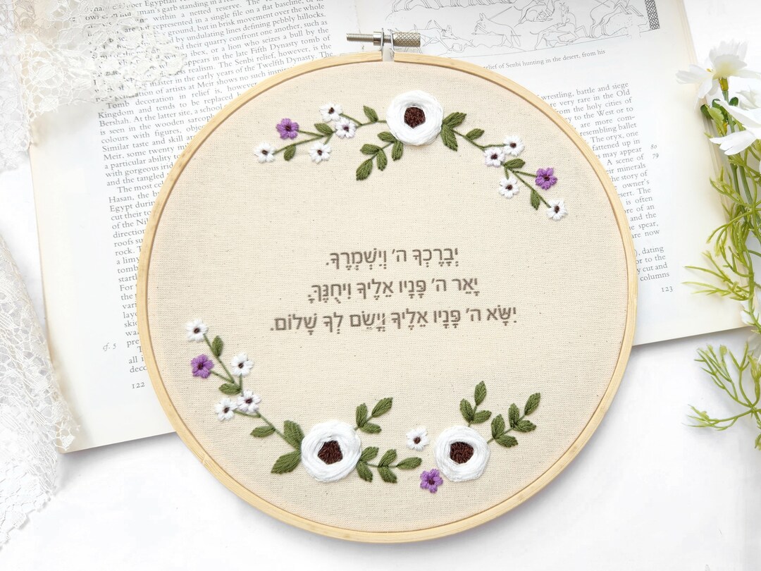 Birkat Kohanim, the Priestly Blessing, Judaica Wall Art, Jewish Prayer ...