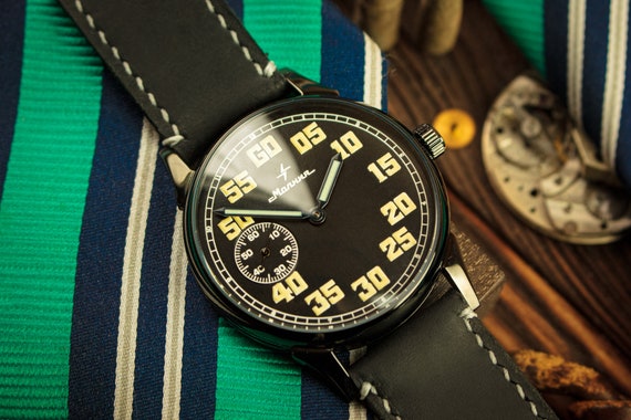 Aviator watch Military watch Army watch Marriage watc… - Gem