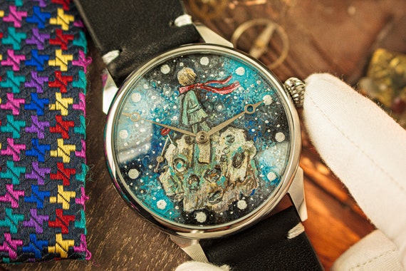 Moon Watch Art Deco Watch Space Watch Watch Art Marriage Watch - Etsy