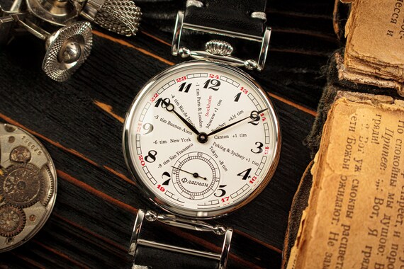 Handmade watch Marriage watch Vintage watch Flagman w… - Gem