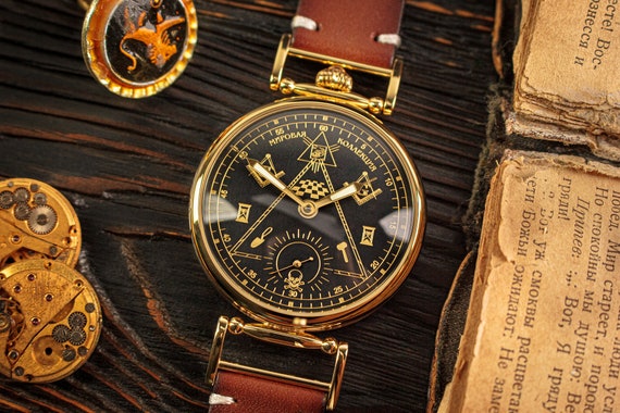 Masonic watch Freemason watch Handmade watch Marriage… - Gem