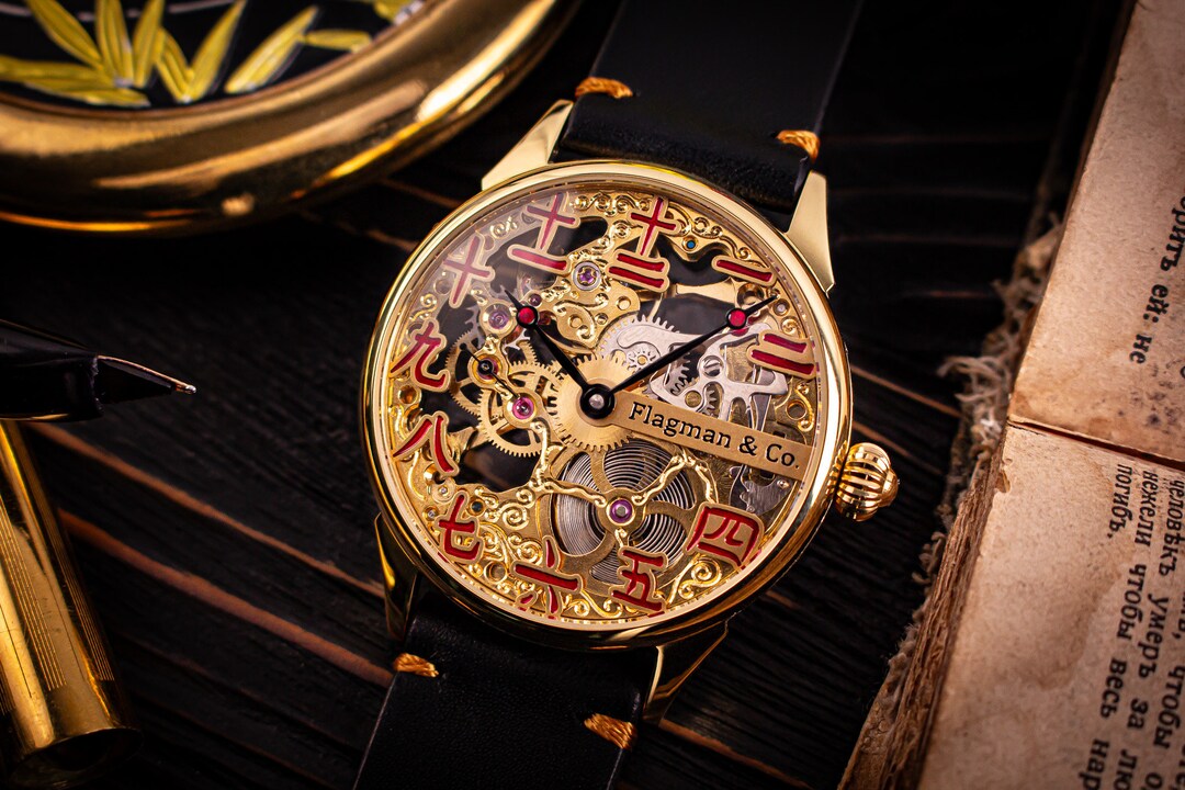 Handmade Watch Marriage Watch Steampunk Watch Skeleton Watch Chinese ...