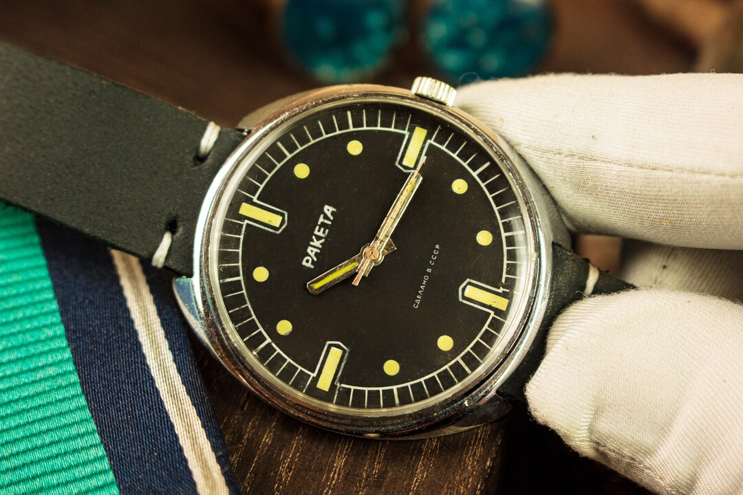 Military Watch USSR Watch Raketa Watch Army Watch Soviet Watch Retro ...