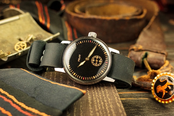 Pilot watch Pobeda watch Military watch Soviet watch … - Gem