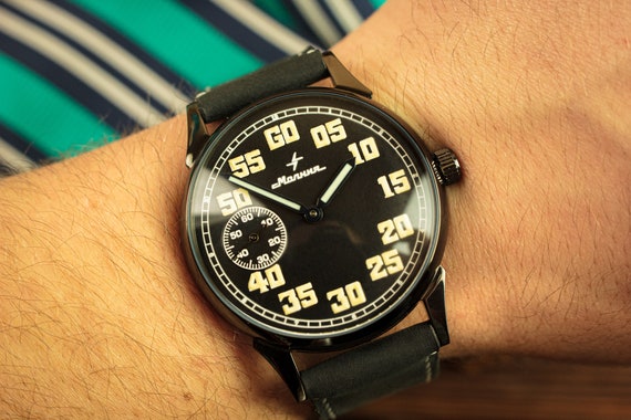 Aviator watch Military watch Army watch Marriage watc… - Gem