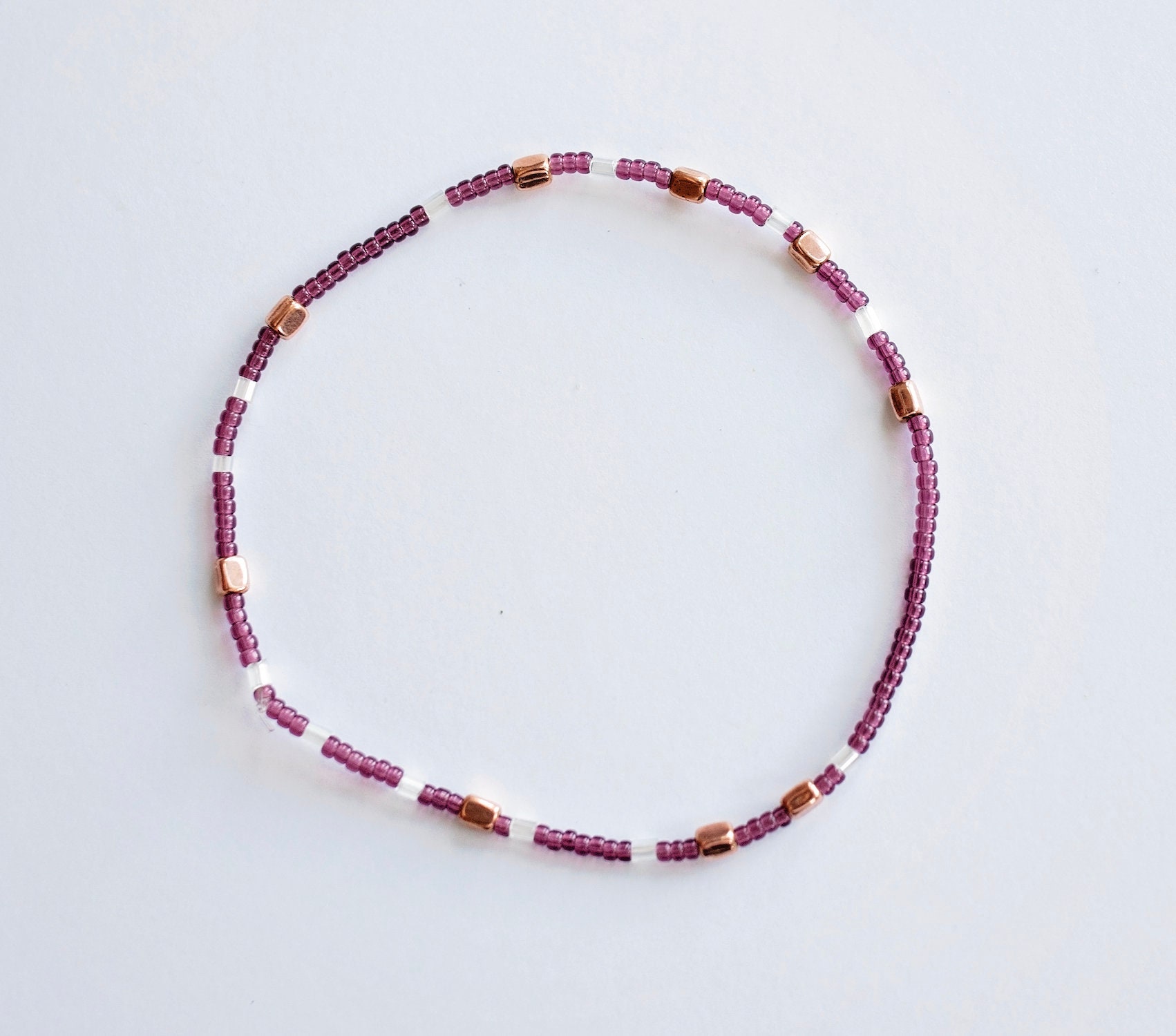 Beaded Bracelet Stack Stackable Anklets Beaded Bracelets - Etsy