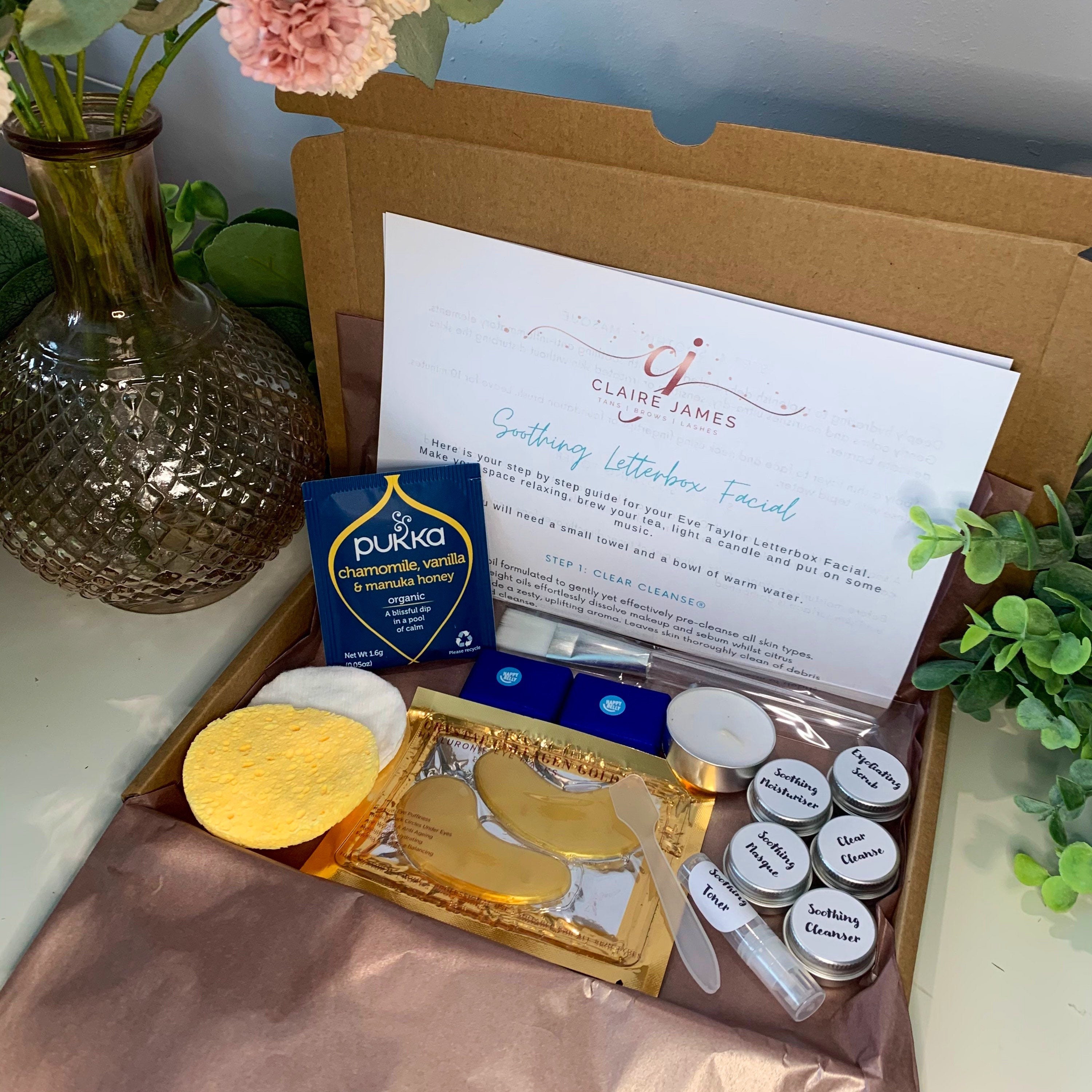 Letterbox Facial Facial in a Box Home Facial Gifts for Her UK, Mum Gift ...