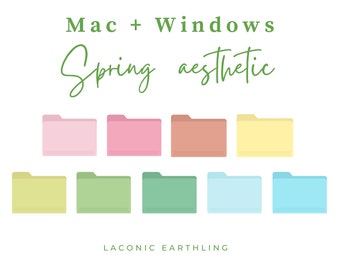 Folder Icons Spring | Etsy