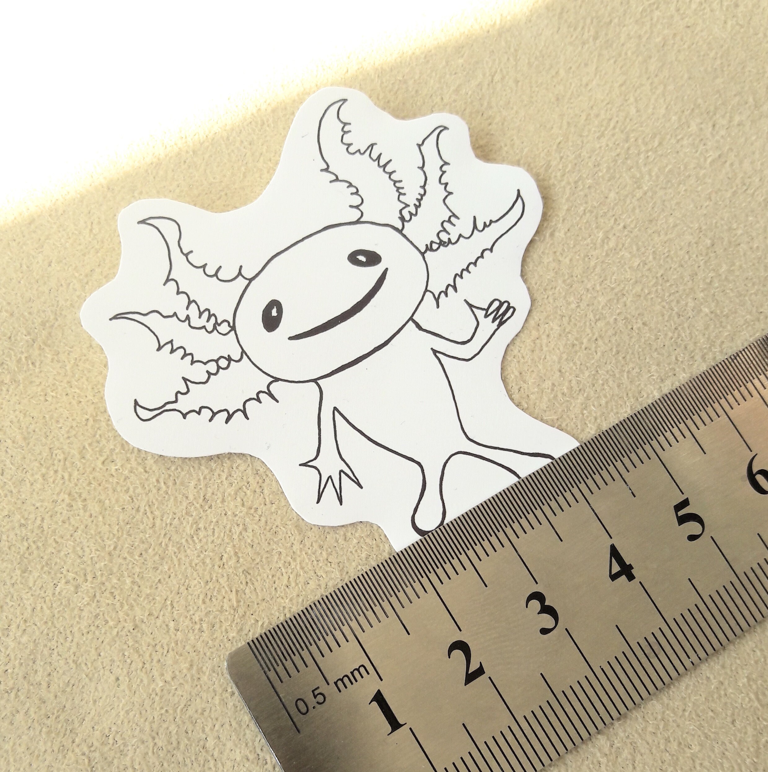 Sticker Set Weird Black White 3 Pieces Approx 5 Cm - Etsy