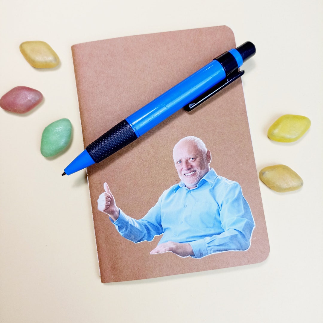 Notebook Meme Harold - A6 - Ca 10x15 Cm - Funny Notebook - Handprinted ...