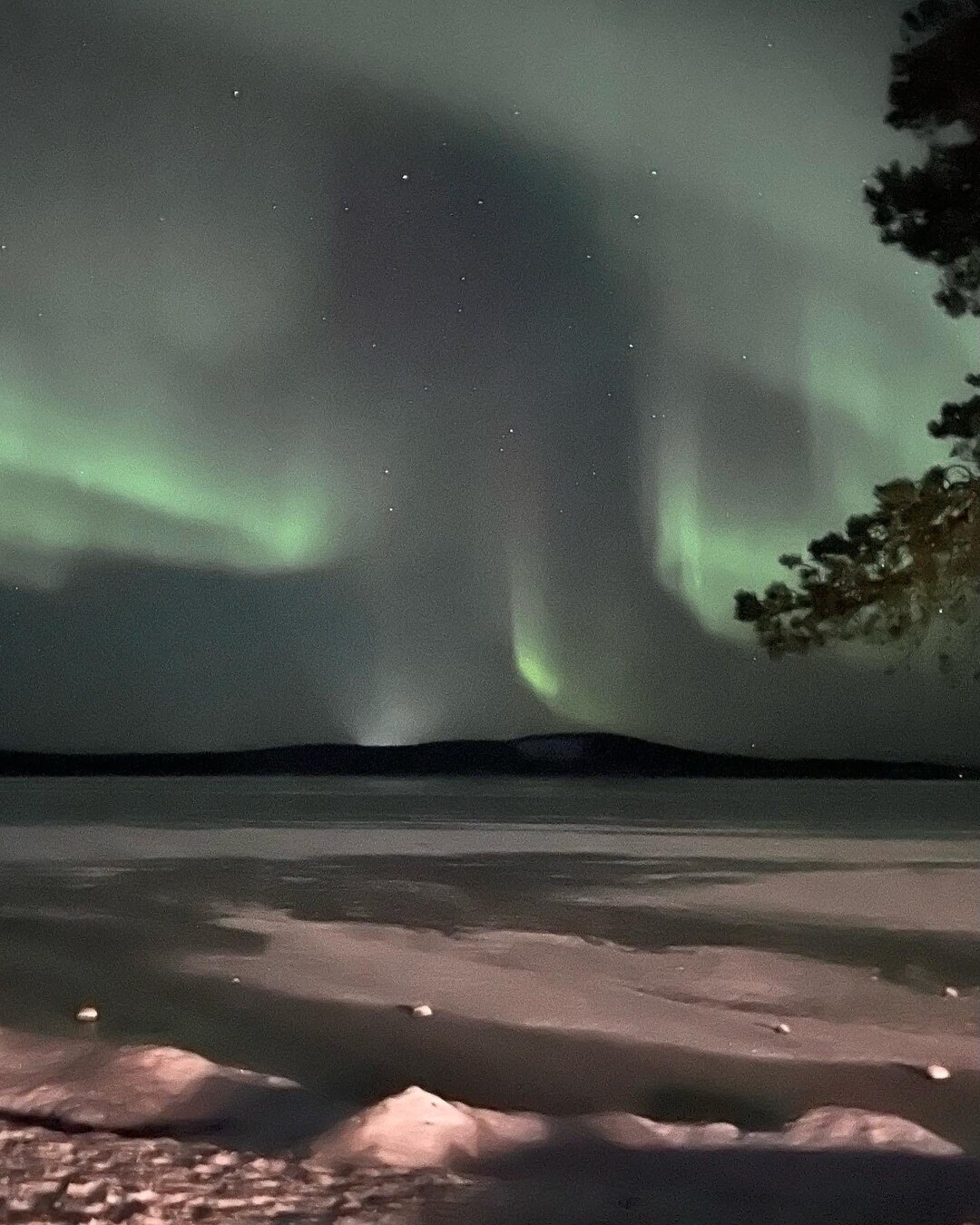 Ukko Striding Across Lake Inari Under the Northern Lights - Etsy