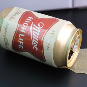 Fake Beer Spill Fake Miller High Life Can Fathers Day Gift - Etsy