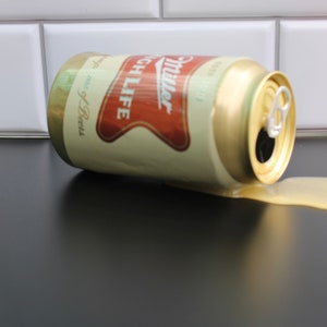Fake Beer Spill Fake Miller High Life Can Fathers Day Gift - Etsy