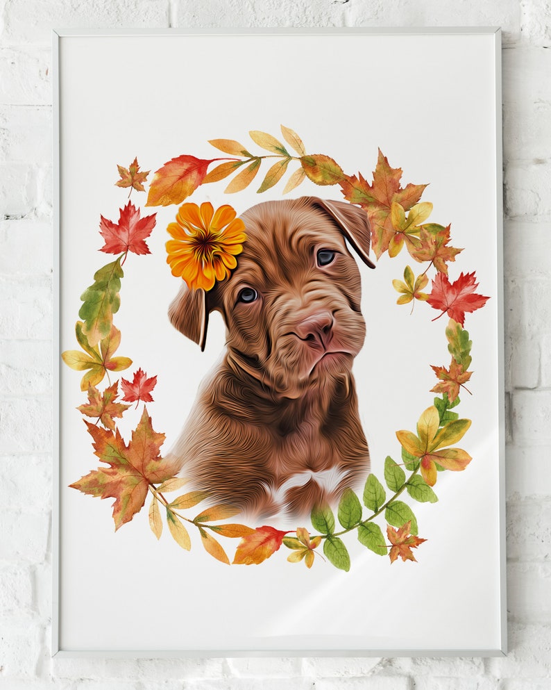 Custom Pet Portrait in Memory of Dog Memorial Gift for Pet - Etsy
