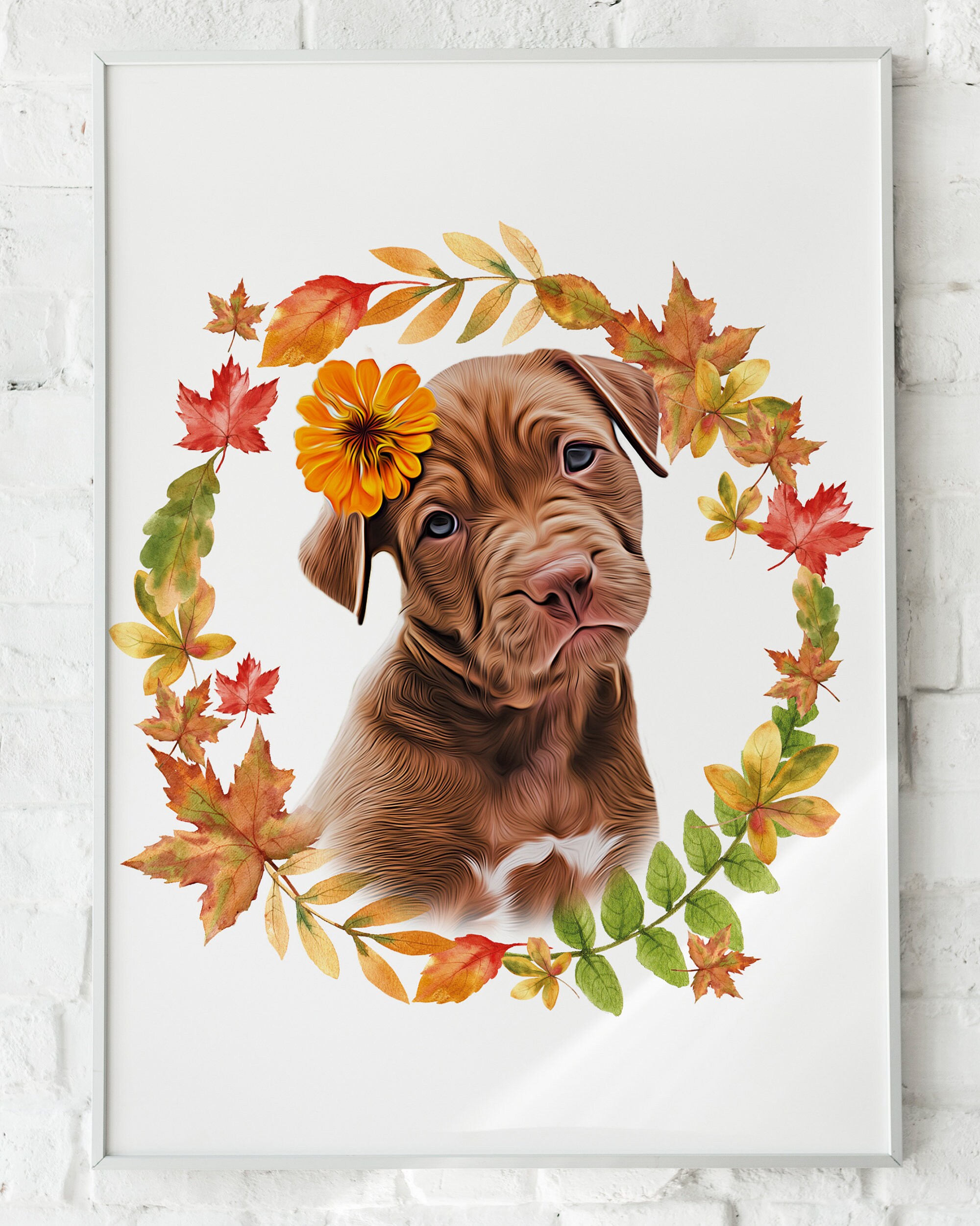 Custom Pet Portrait in Memory of Dog Memorial Gift for Pet - Etsy