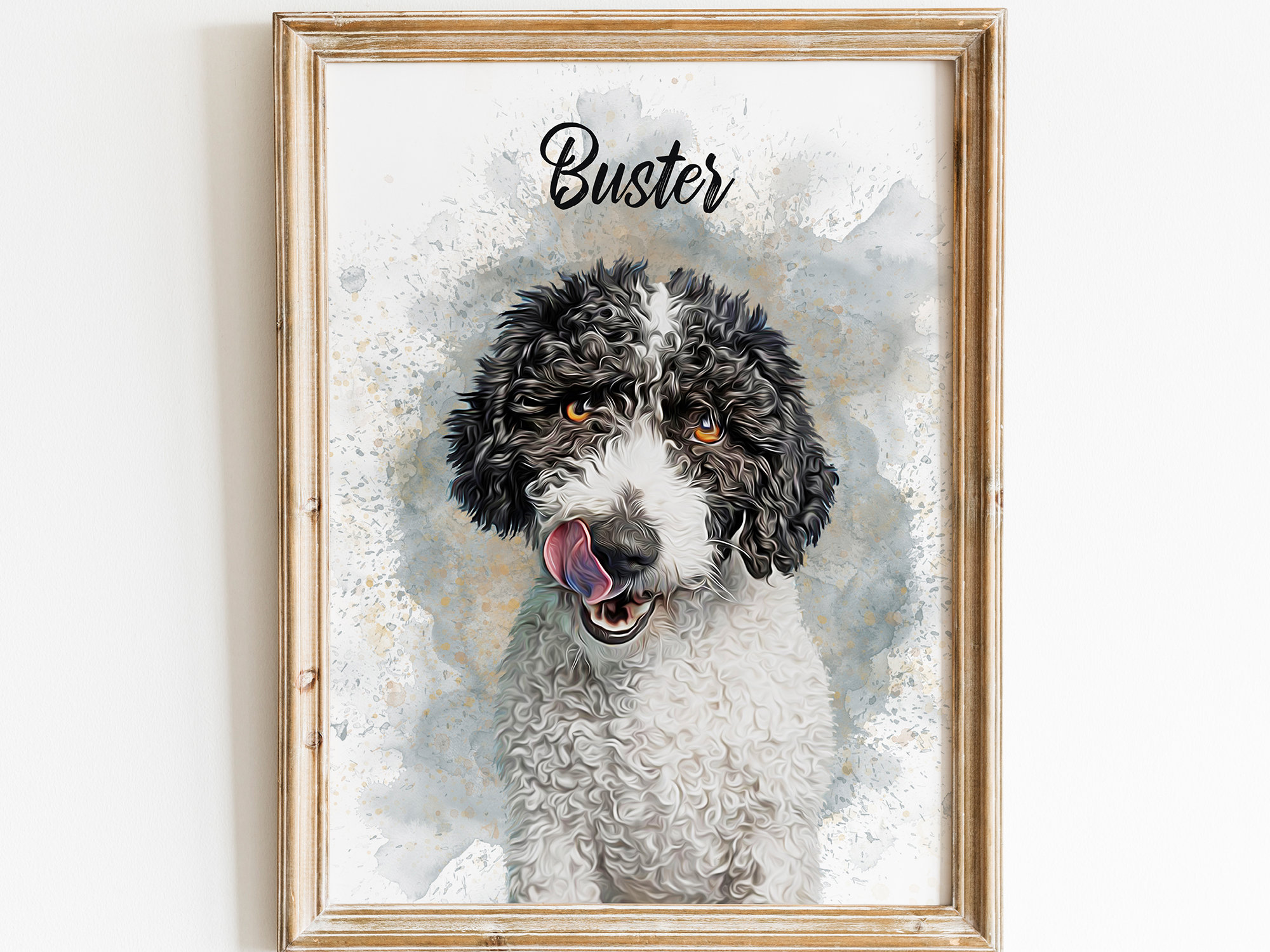 Personalized Gift Custom Pet Portrait From Photo Cat - Etsy