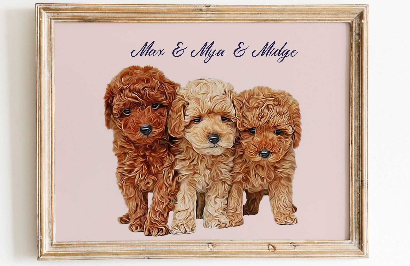 Custom Pet Portrait Dog Memorial Custom Pet Art Pet - Etsy