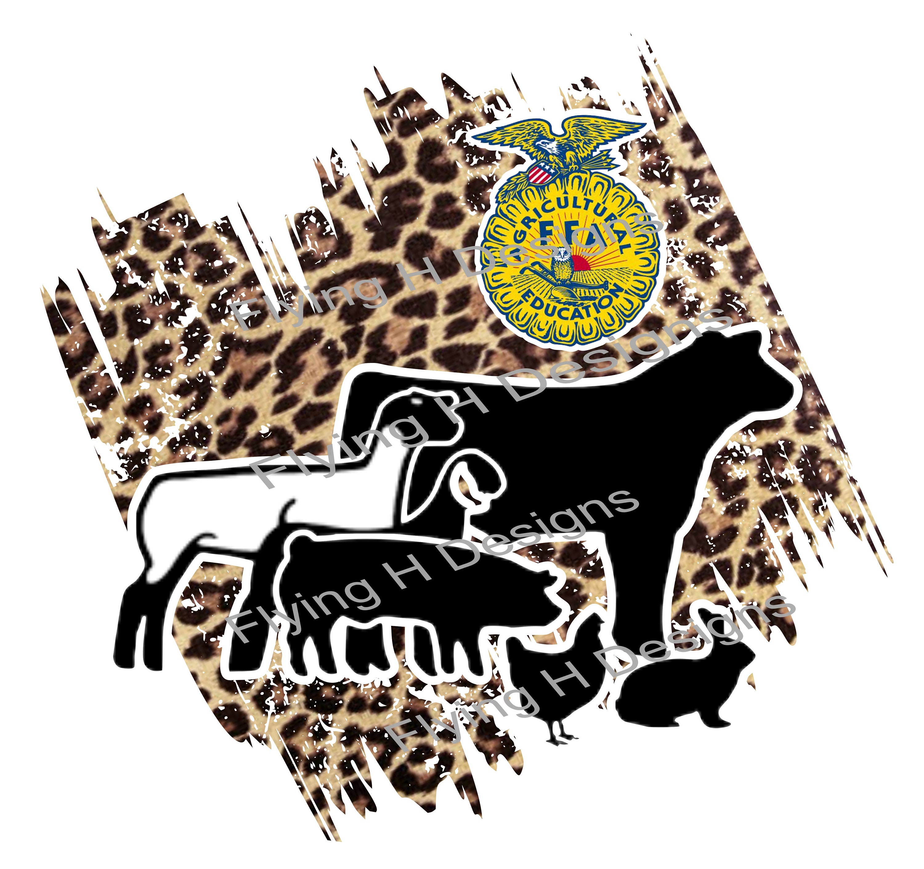 FFA Livestock Animals Show PNG FILE | Etsy