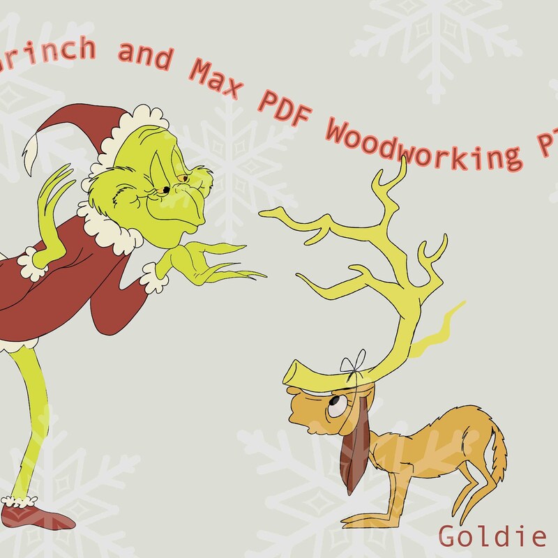 Grinch Wood Cutout Pattern - Etsy