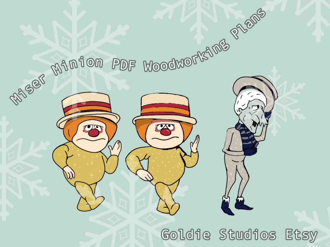 Heat Miser And Snow Miser Minion Yard Cutout Instant Download Woodworking Plan Etsy