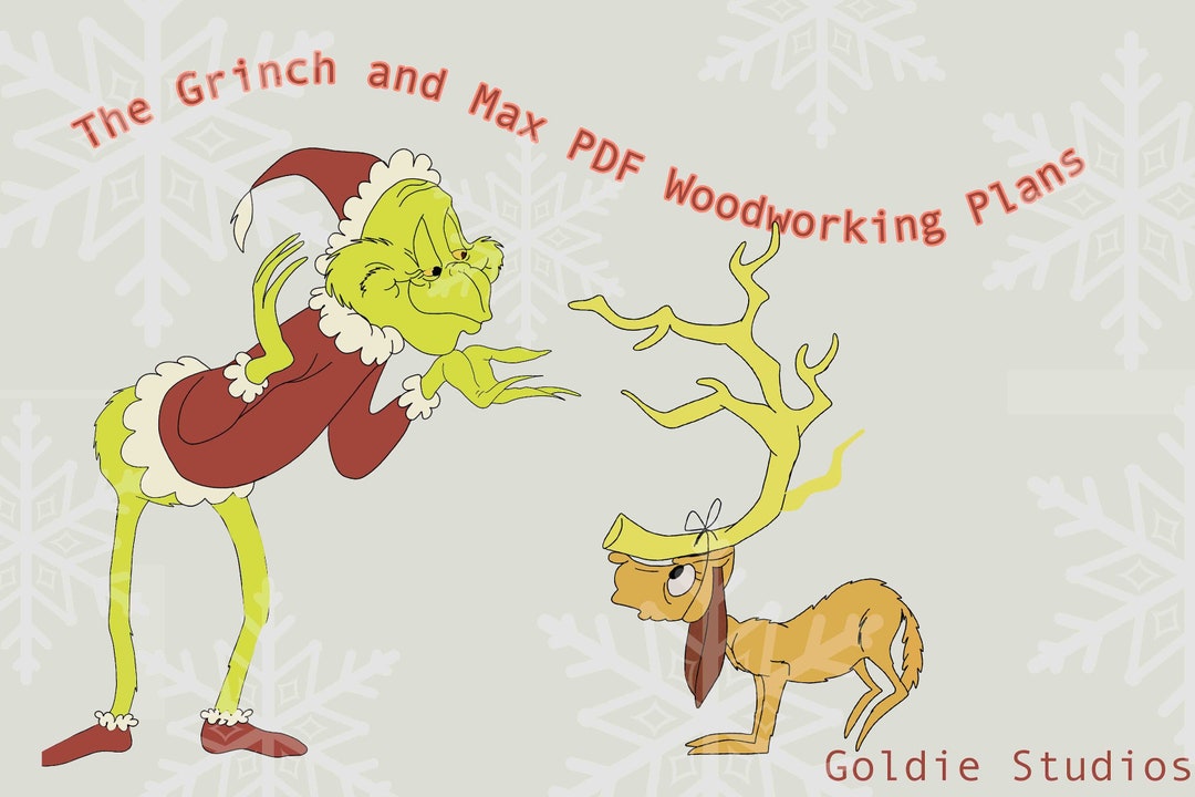 The Grinch and Max Yard Cutout Instant Download Woodworking Plan - Etsy