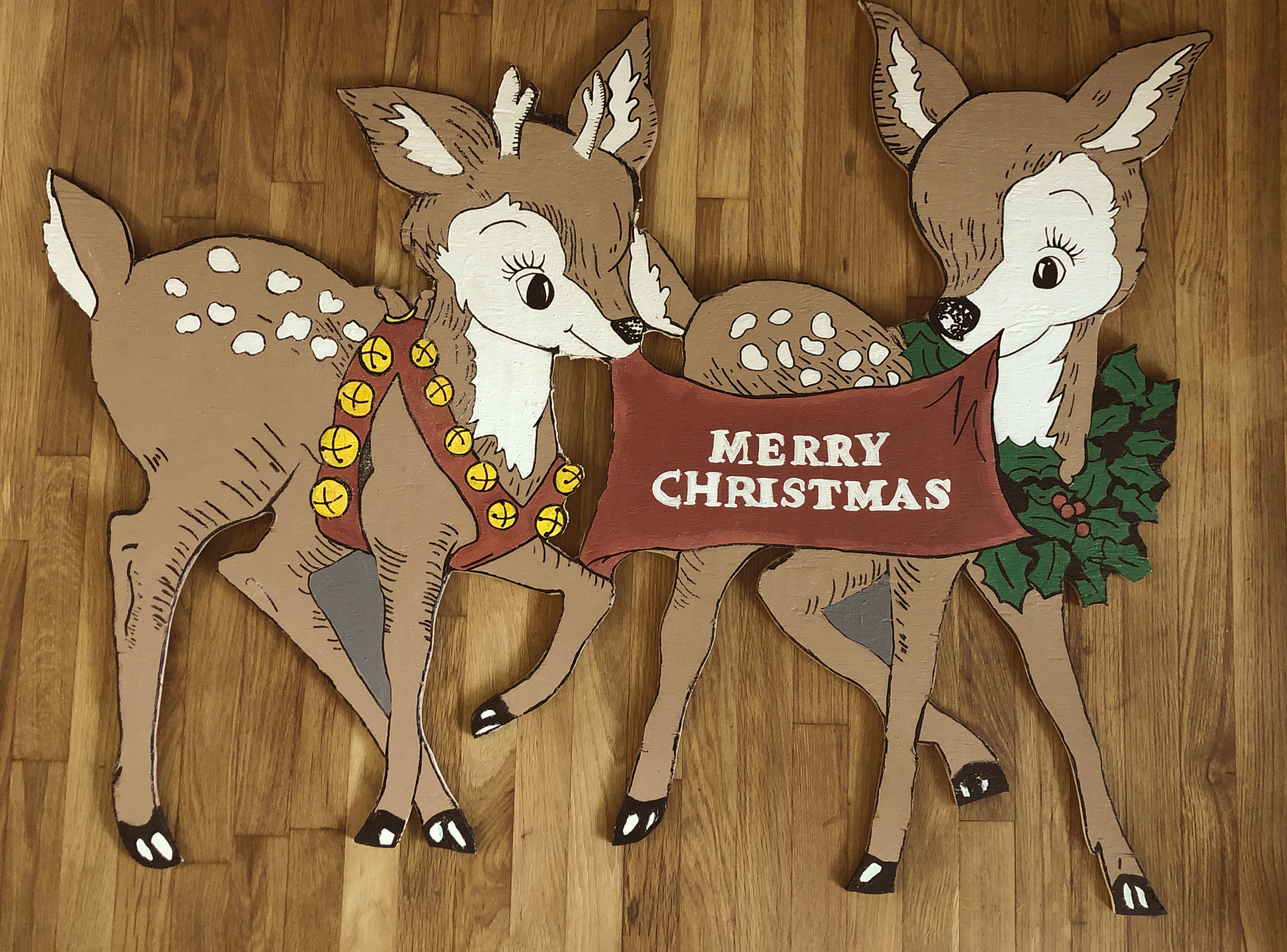 Vintage Christmas Deer Instant Download Woodworking Plan - Etsy