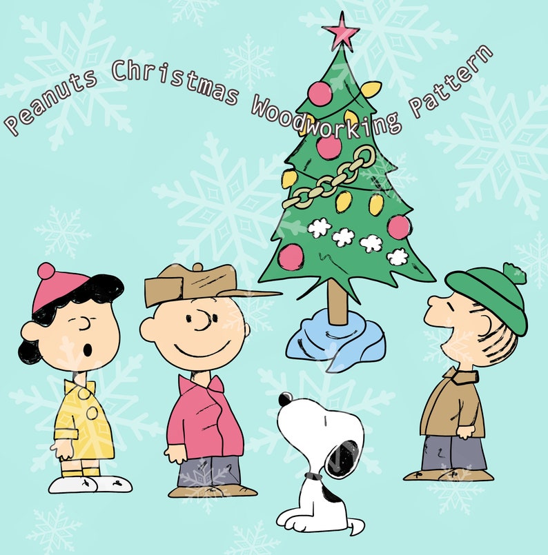 Peanuts Christmas Yard Cutout PDF Woodworking Plan - Etsy