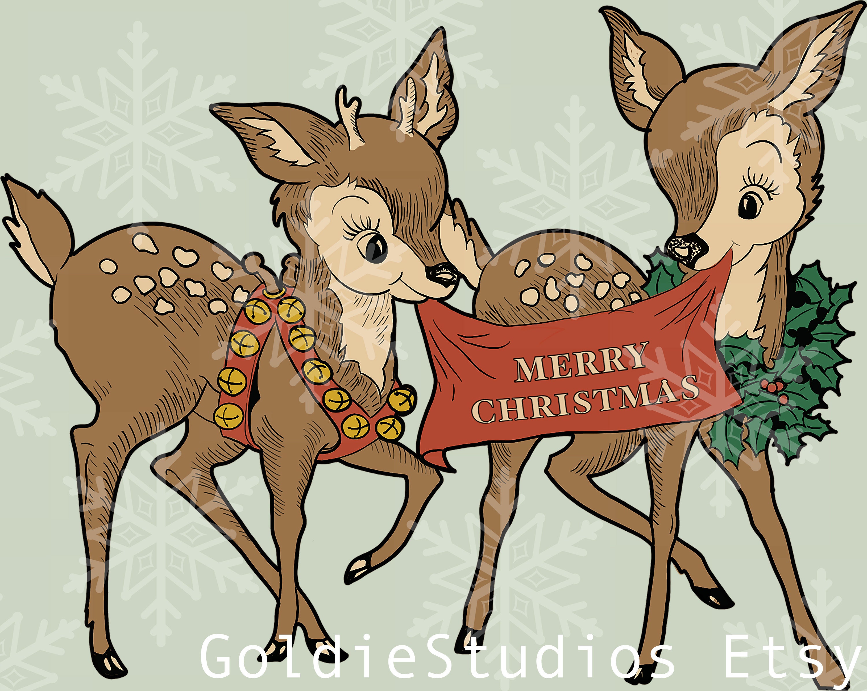 Vintage Christmas Deer Instant Download Woodworking Plan - Etsy