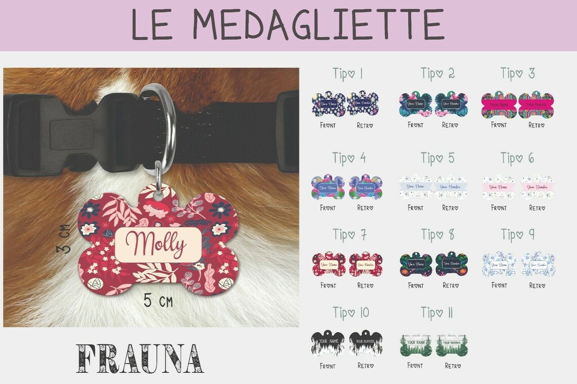 Personalized Dog Badge. Print Included - Etsy