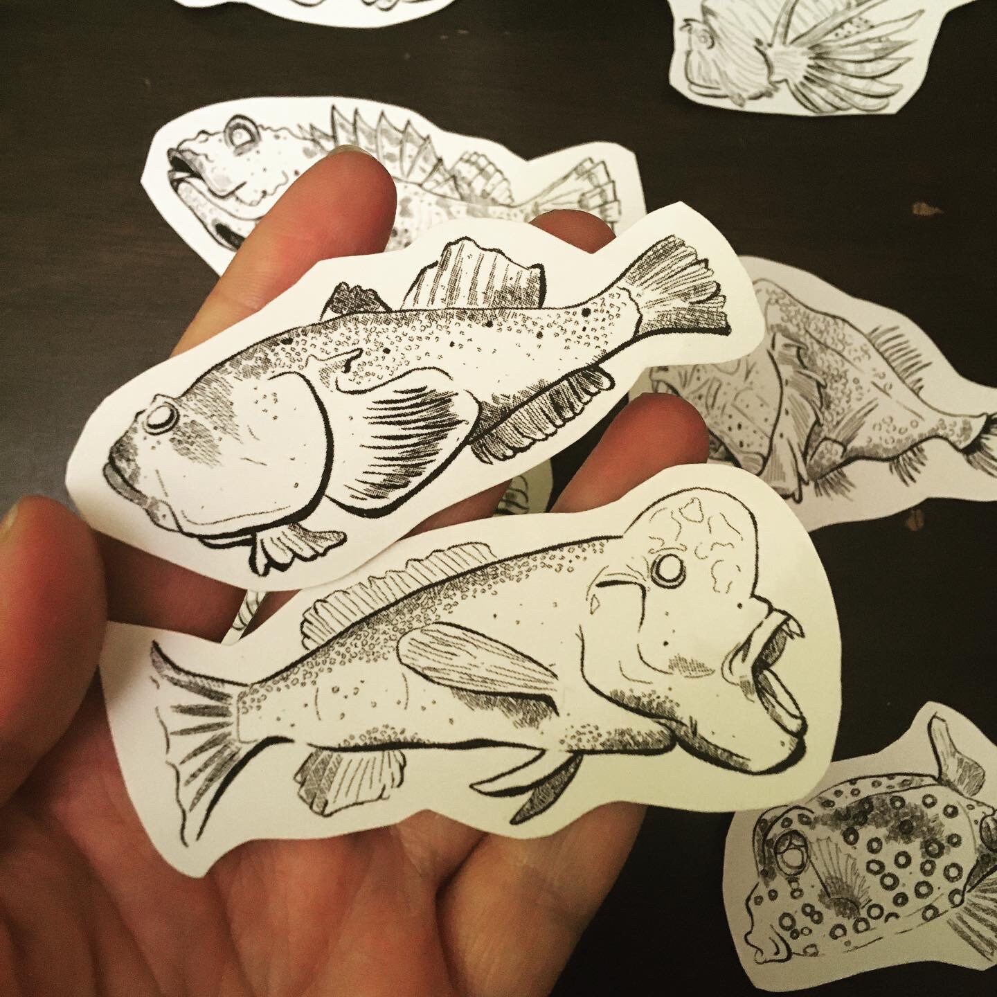 Weird Fishes Vinyl Stickers - Etsy