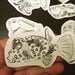 Weird Fishes Vinyl Stickers - Etsy