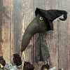 PDF Sewing Pattern Primitive Witch With Pumpkin and Bats Early ...