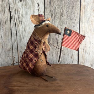 Primitive Mouse - Early Americana 4th of July - Patriotic Colonial Mice ...