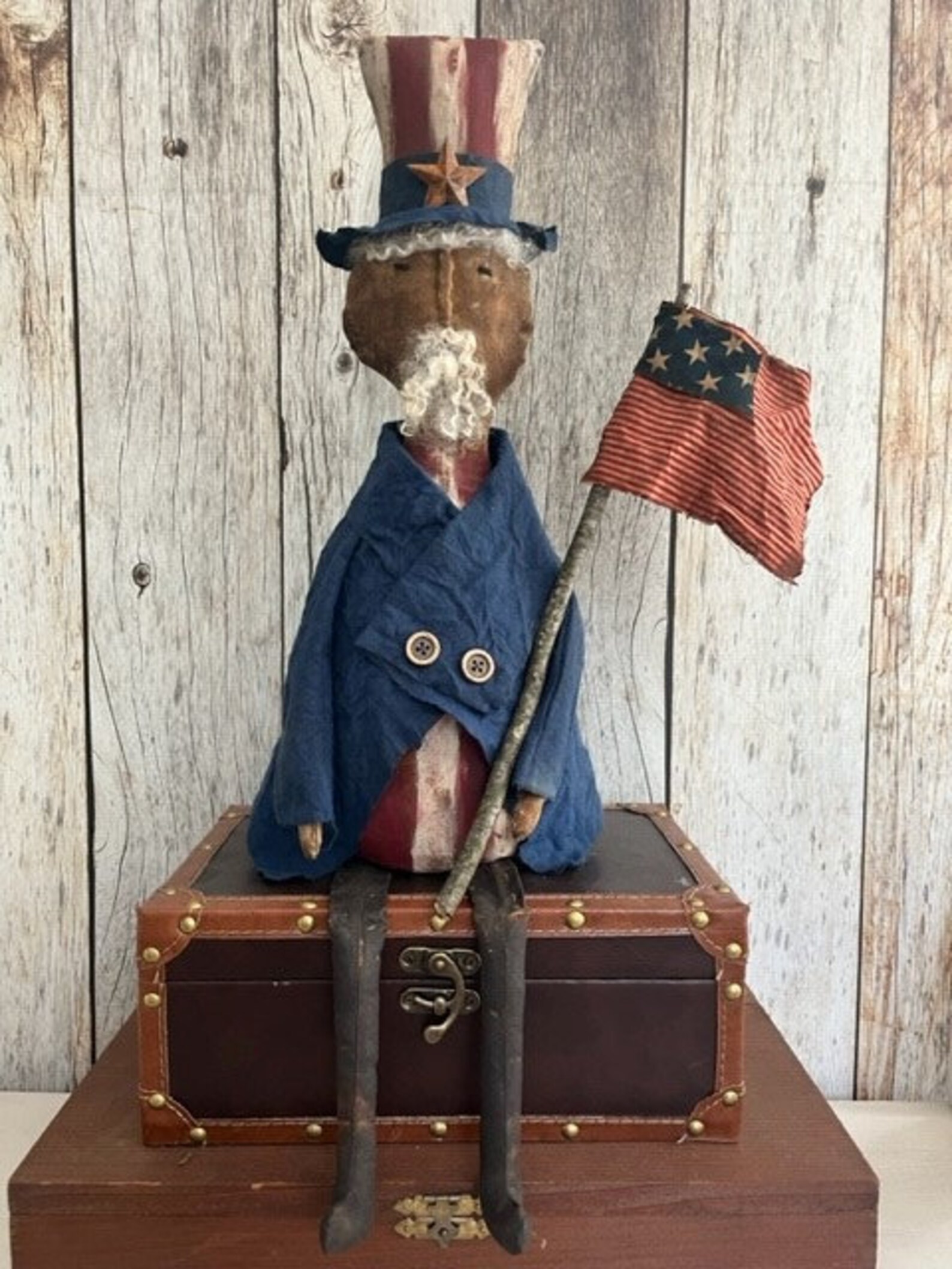 PDF Sewing Pattern Primitive Uncle Sam 4th of July Decor - Etsy