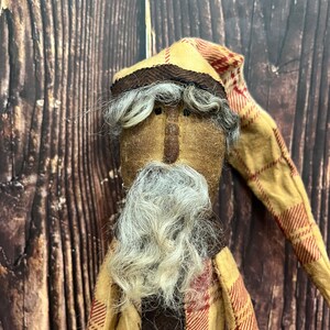 PDF Sewing Pattern - Primitive Santa Claus Door Hanger - Old World ...