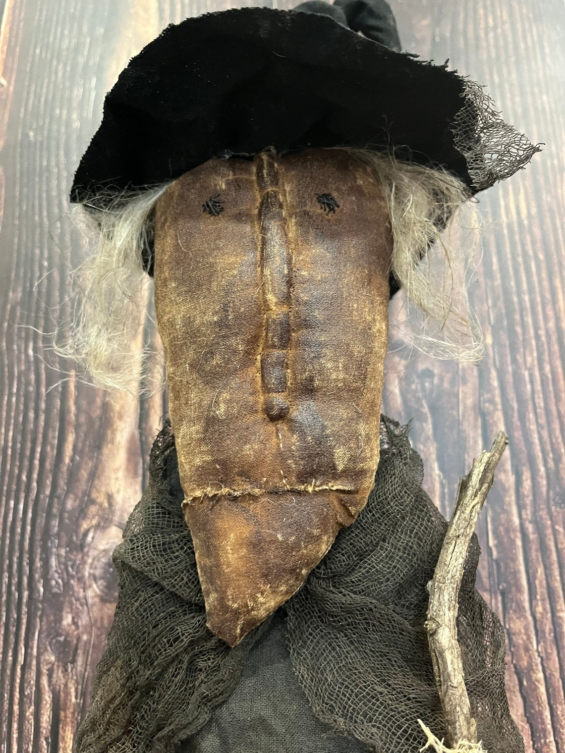 PDF Sewing Pattern - Primitive Witch Door Hanger - Early Americana ...