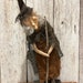 PDF Sewing Pattern - Standing Primitive Witch - Clay Face Folk Art Doll ...