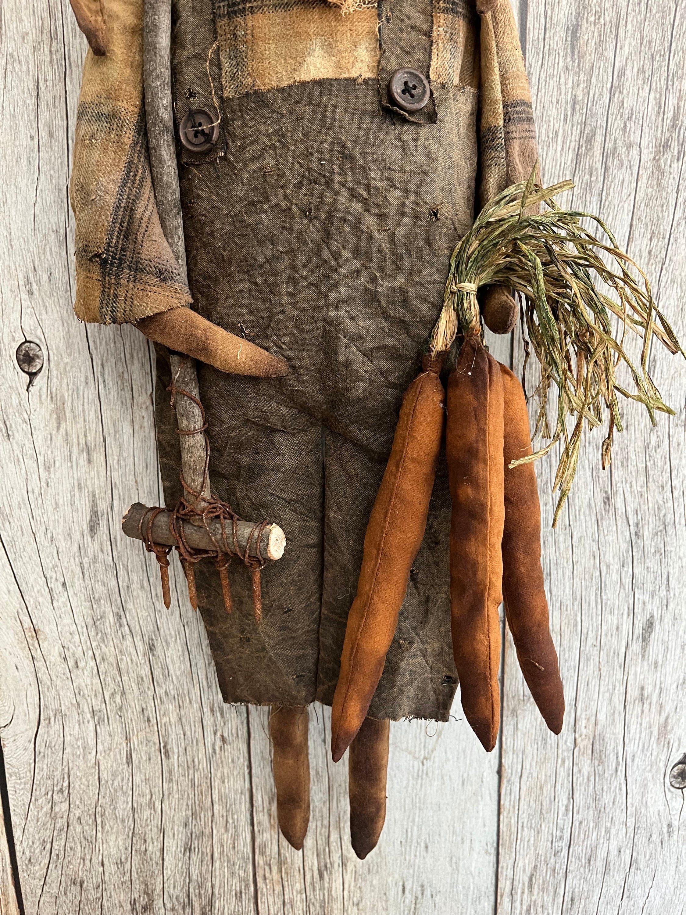 PDF Sewing Pattern Primitive Bunny Rabbit Folk Art Doll - Etsy