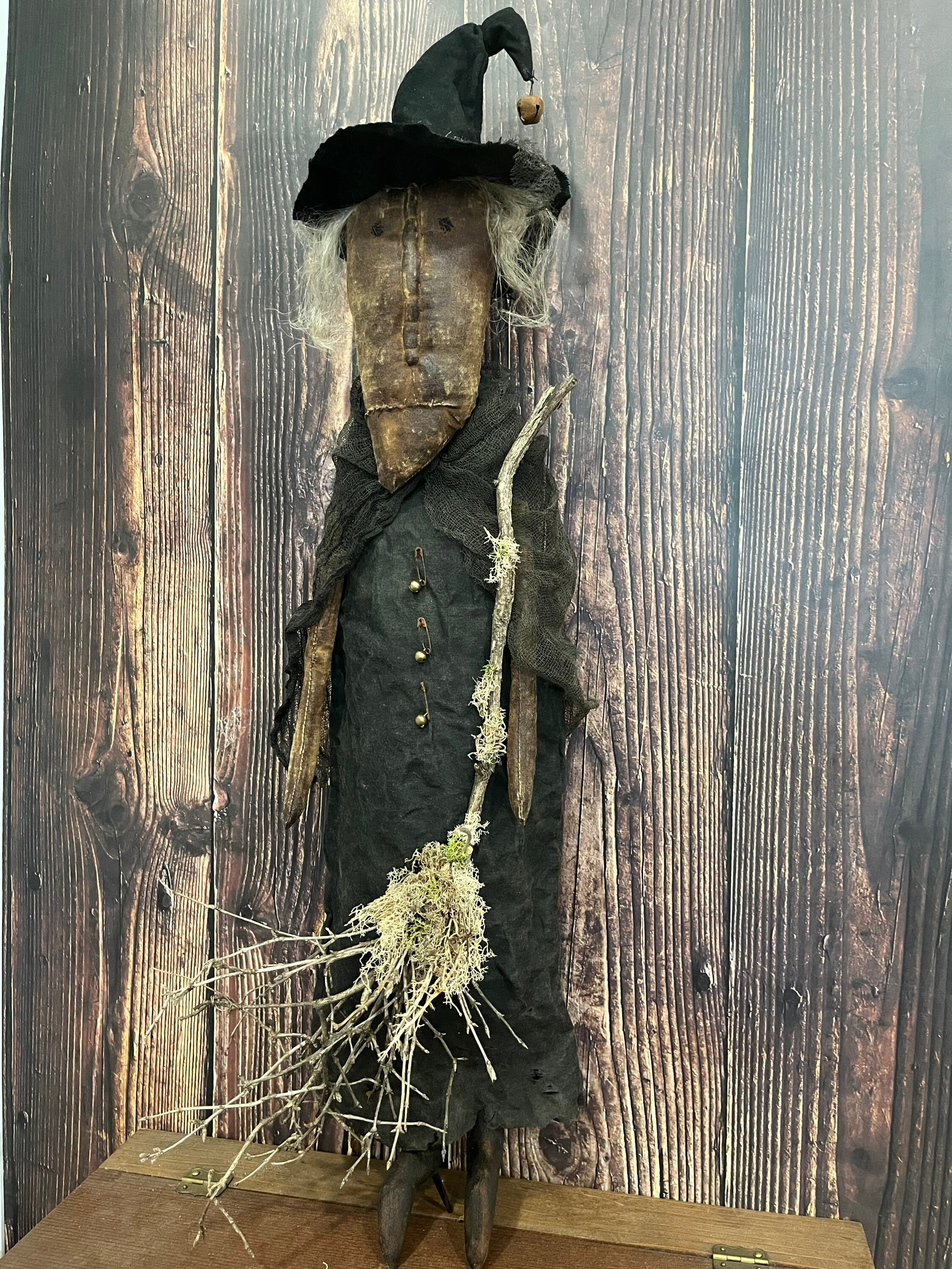 PDF Sewing Pattern - Primitive Witch Door Hanger - Early Americana ...