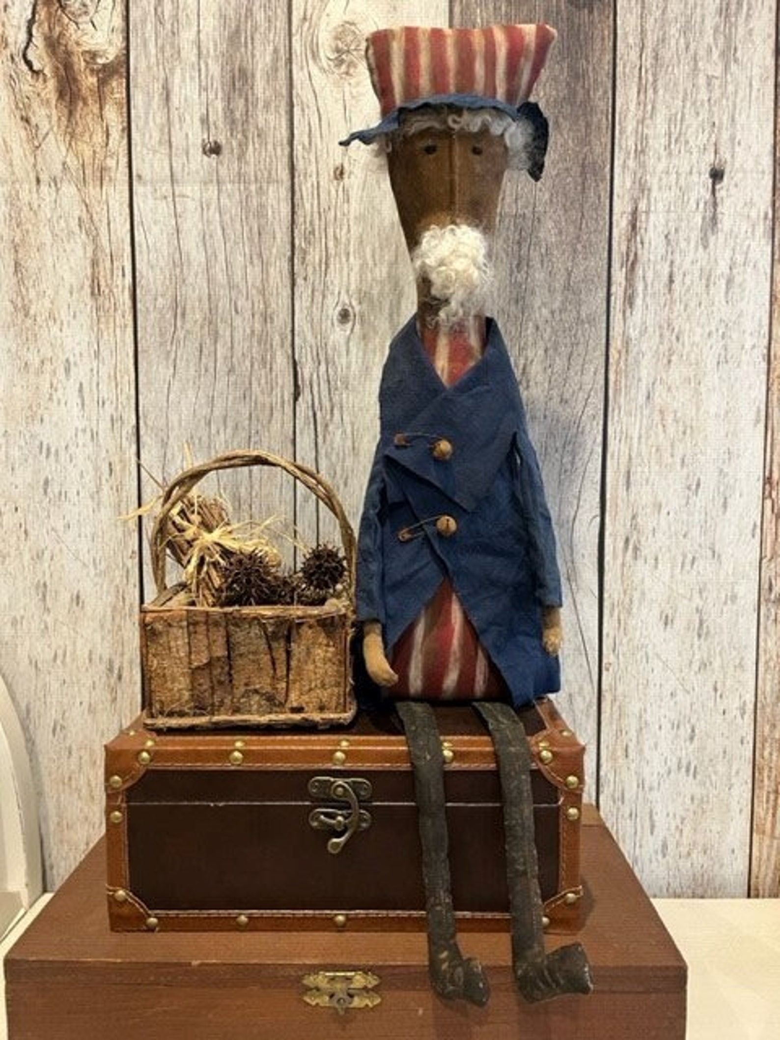 PDF Sewing Pattern Primitive Uncle Sam 4th of July Decor - Etsy