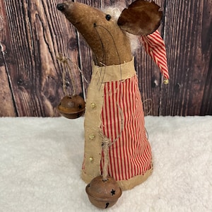 PDF Sewing Pattern - Primitive Christmas Mouse and Ornaments - Early ...