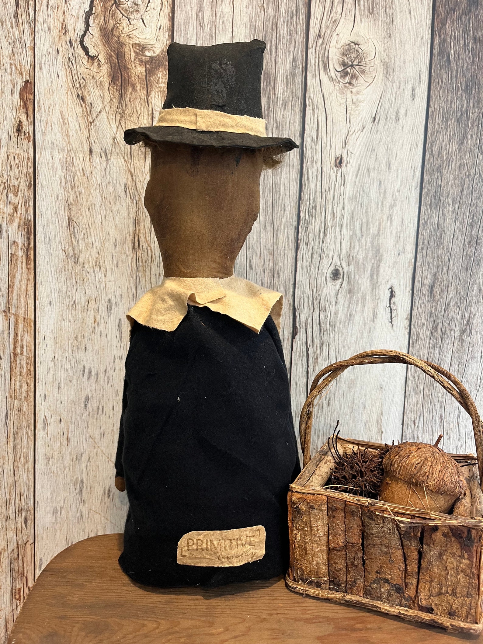 PDF Sewing Pattern - Primitive Pilgrim Boy and Turkey - Thanksgiving ...