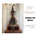 PDF Sewing Pattern - Primitive Witch With Baby Rats - Folk Art Doll ...